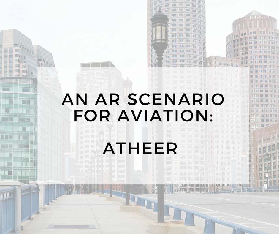 An AR scenario for Aviation: Atheer - AREA