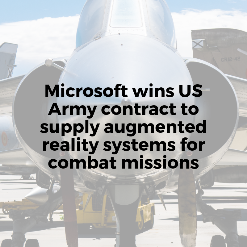 Microsoft wins US Army contract to supply AR systems for combat ...