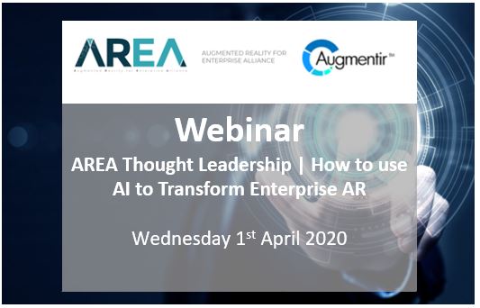 Learn the Latest on AI in AR at the Free AREA/Augmentir Webinar on ...