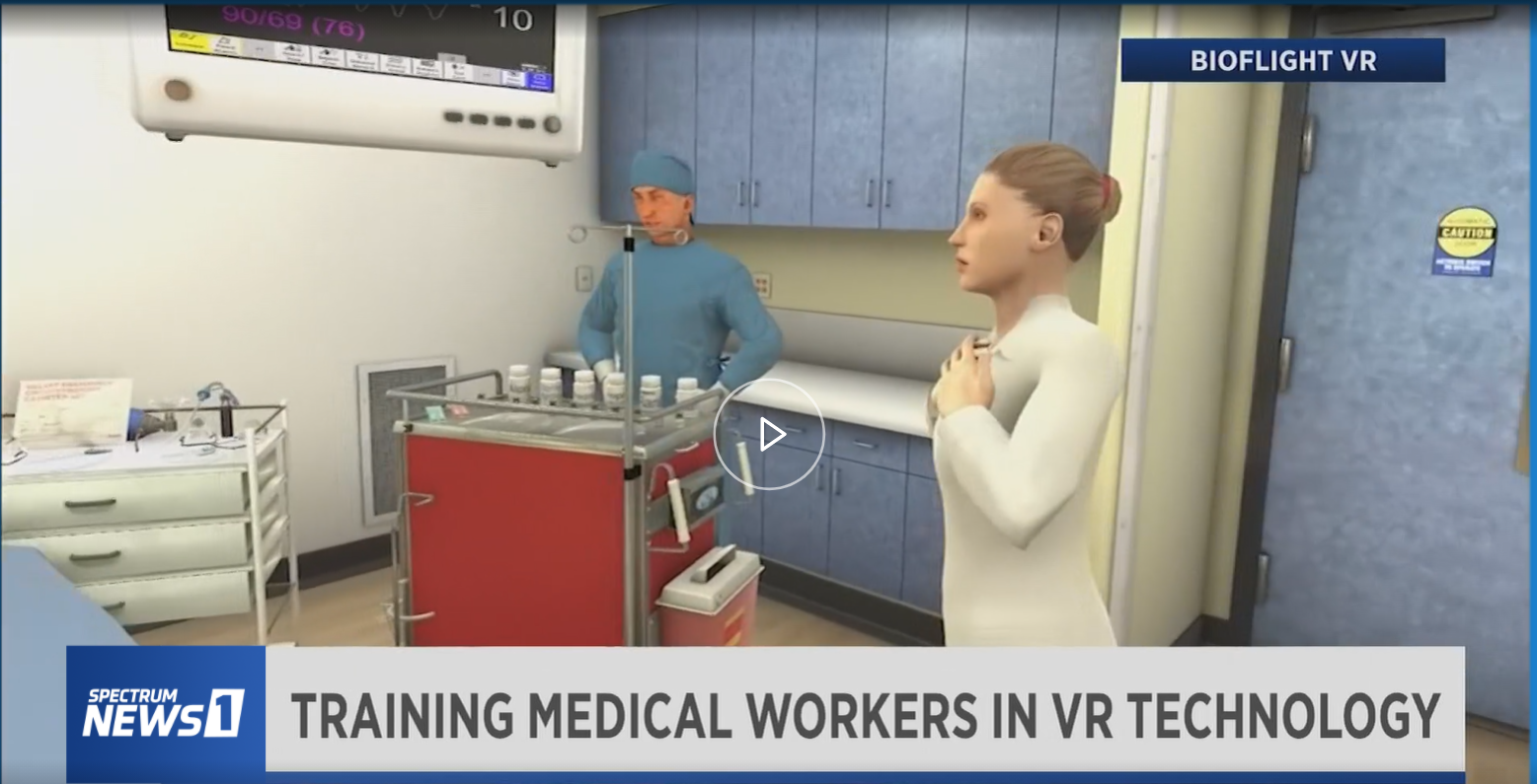 Medical Staff Using Virtual Reality for Lifelike Training - AREA